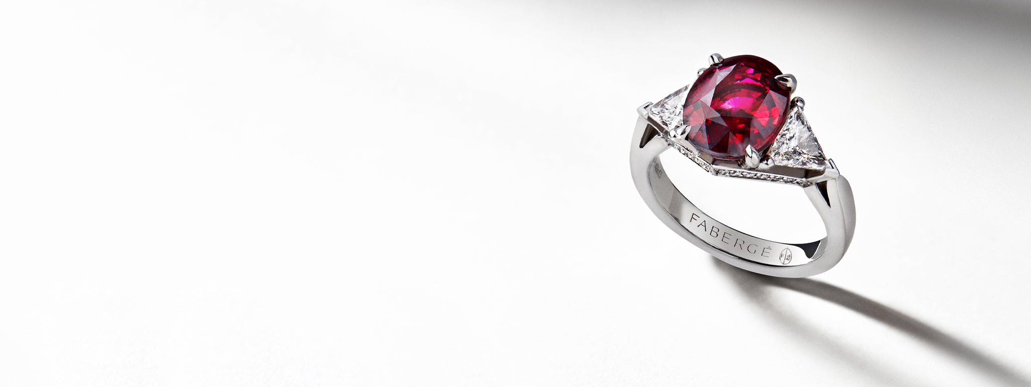 White Gold & Ruby Rings | Exquisite Craftsmanship | Fabergé