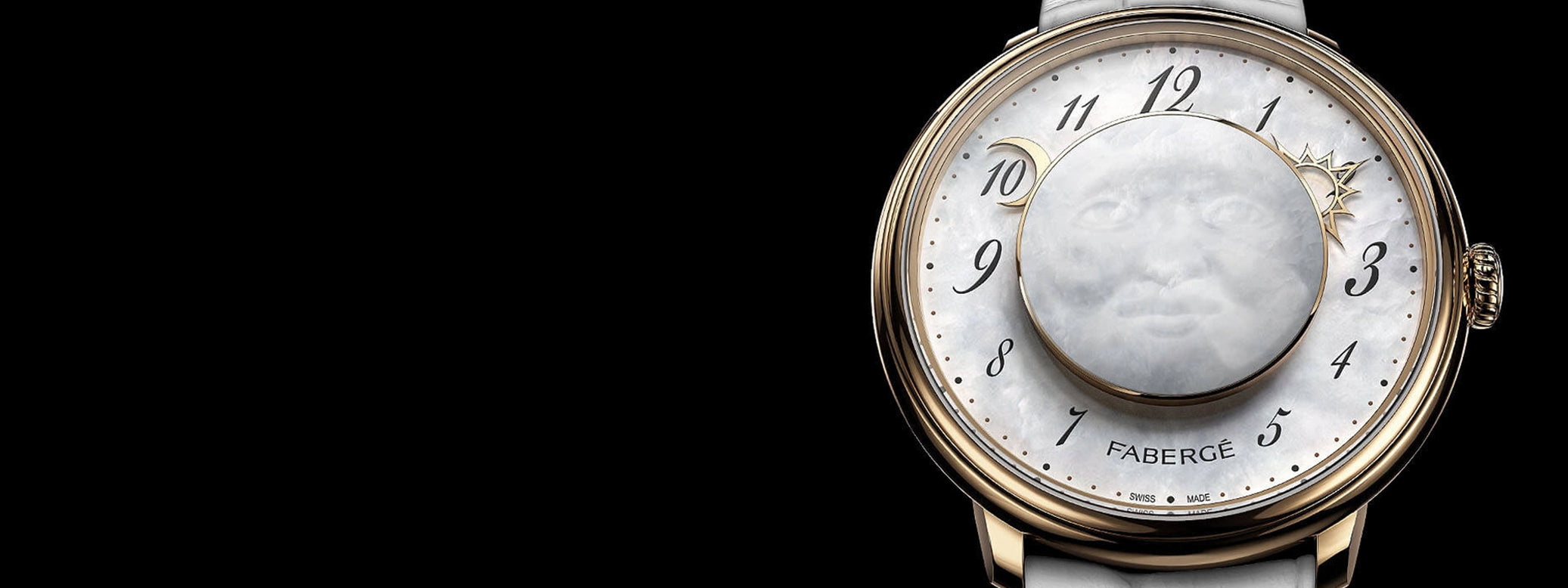 Fabergé Dalliance Watches – Moon & Star Mother of Pearl Watches | Fabergé
